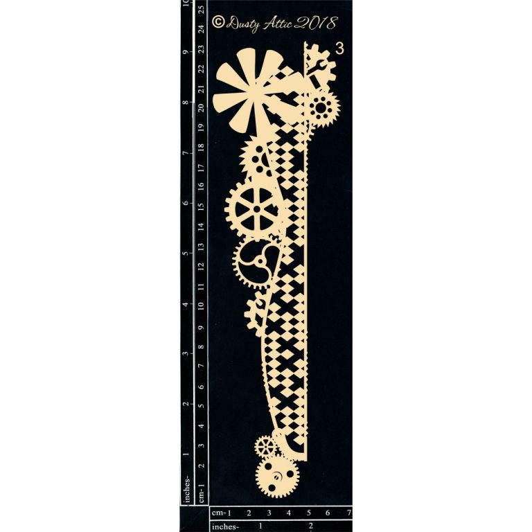 Industrial Border #3 - Crafted With Love and Roses