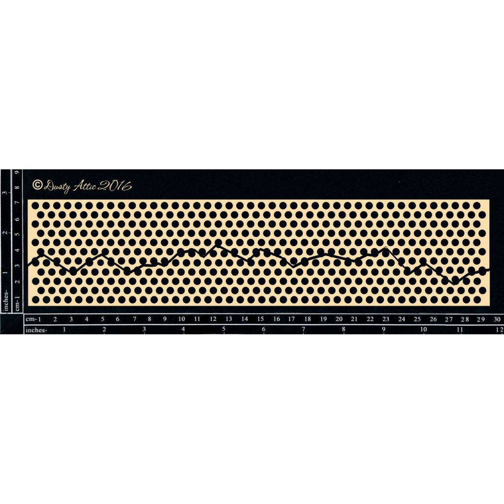 Perforated Mesh Borders - Crafted With Love and Roses