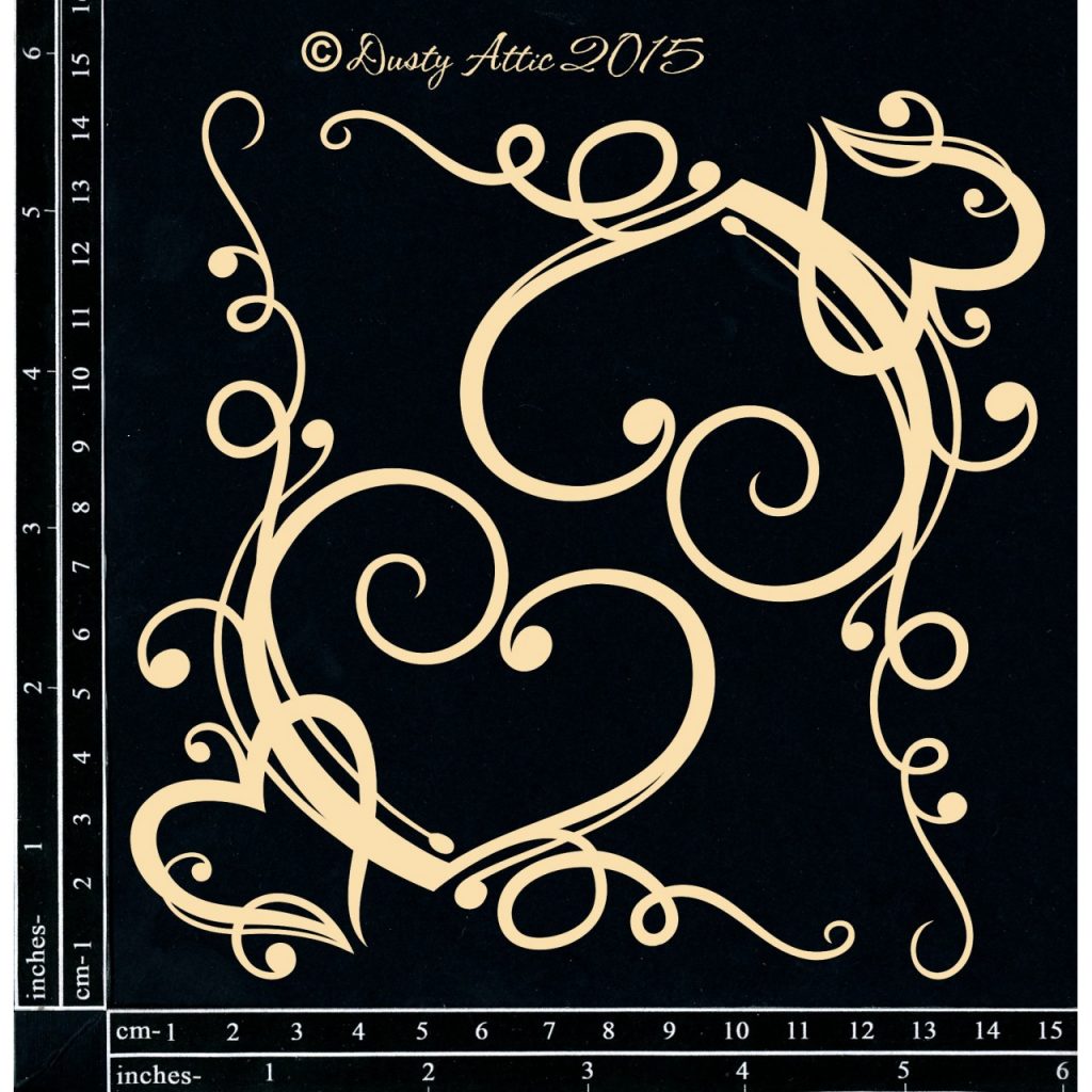 Love Heart Corners - Crafted With Love and Roses