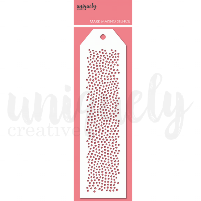 Pebbles Mark Making Stencil - Crafted With Love and Roses