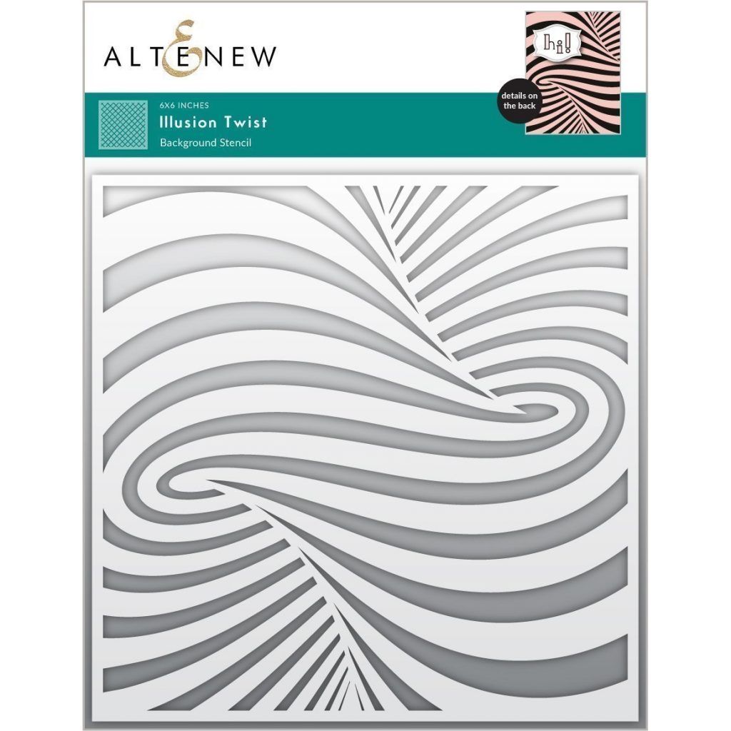 Illusion Twist Stencil - Crafted With Love and Roses