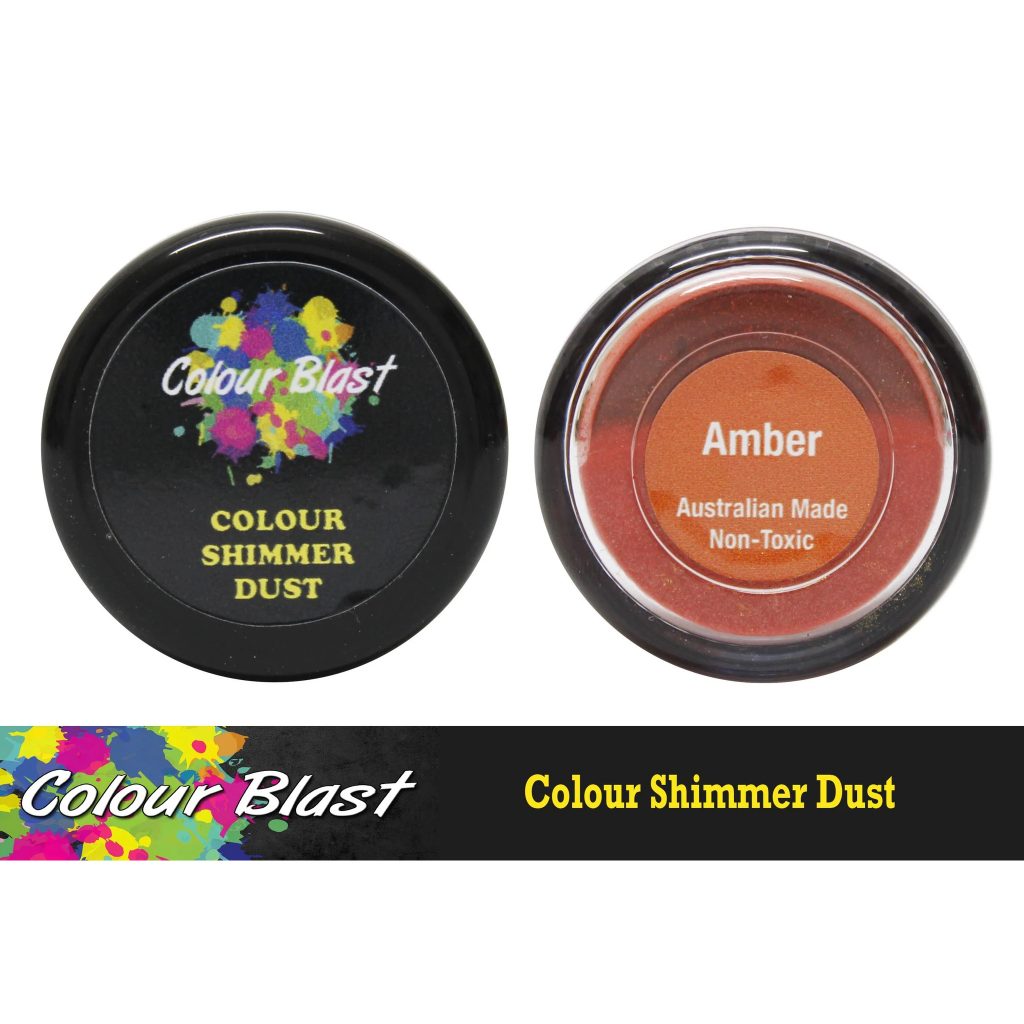 Colour Shimmer Dust - Amber - Crafted With Love and Roses