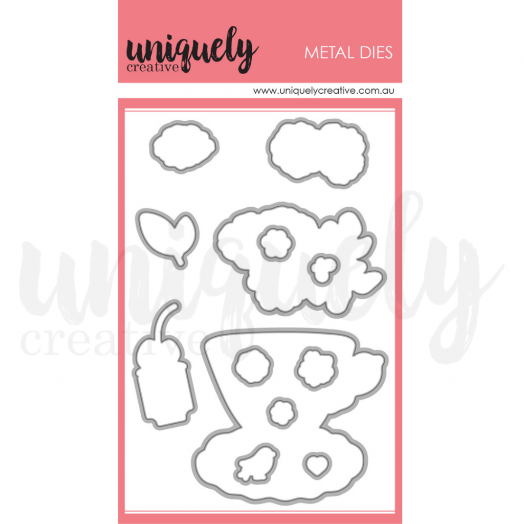 Teacup Builder Die - Crafted With Love and Roses