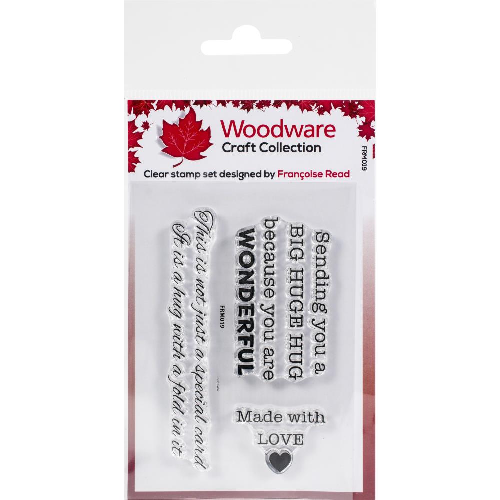 Woodware Craft Collection - Crafted With Love and Roses