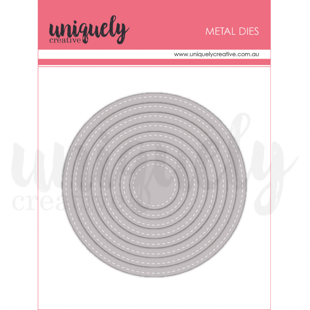 Stitched Nesting Circles Die - Crafted With Love and Roses