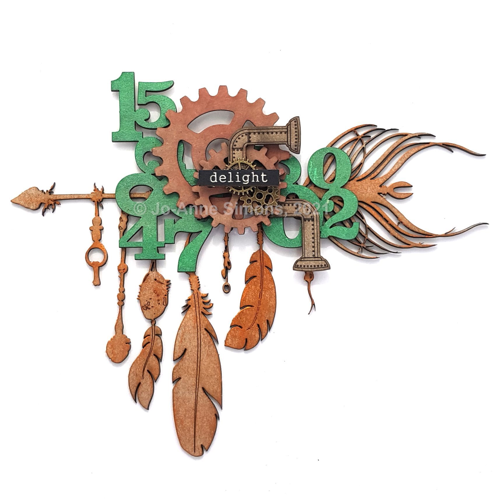 Diamond Fade Stencil - Crafted With Love and Roses