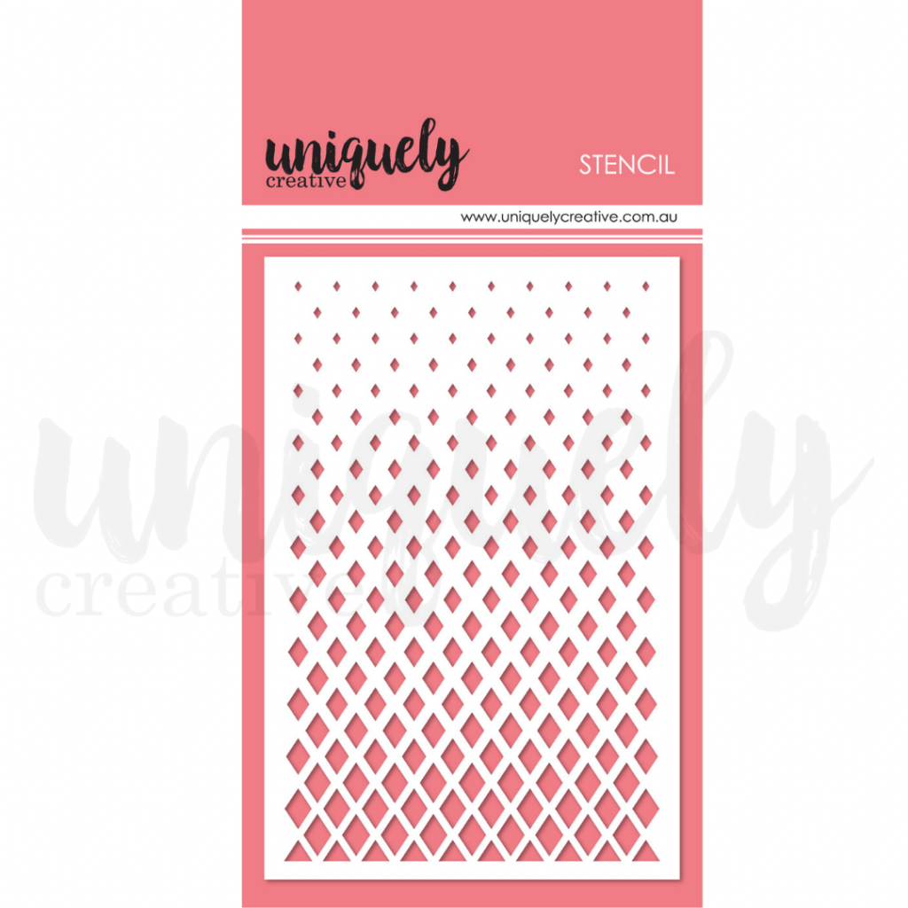 Diamond Fade Stencil - Crafted With Love and Roses