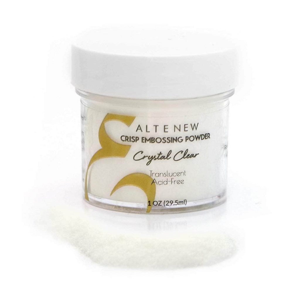 Clear Crisp Embossing Powder - Crafted With Love and Roses