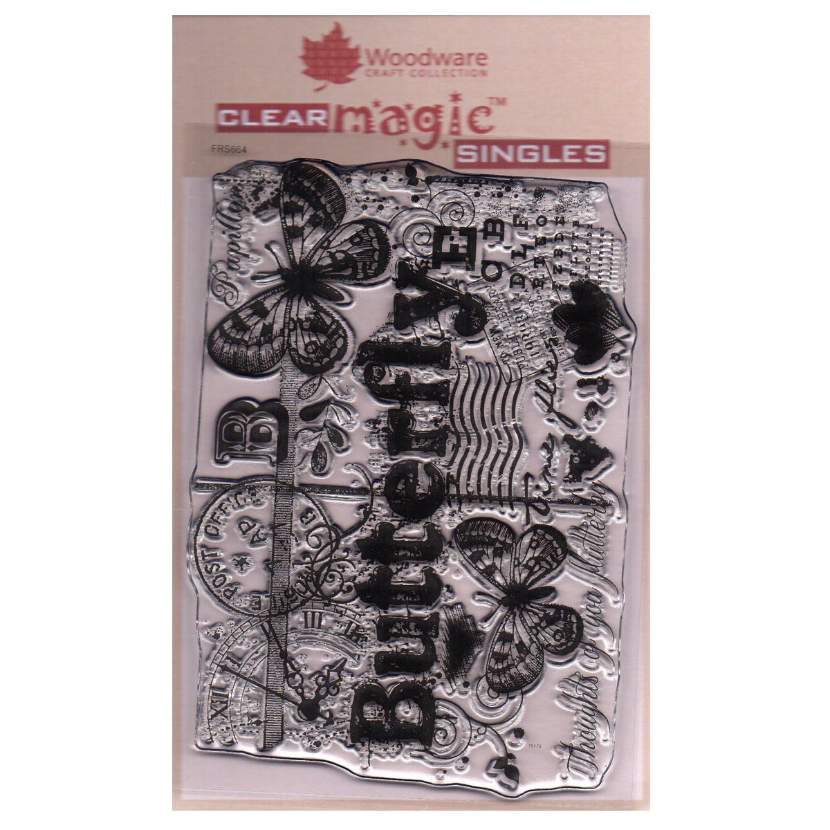 Woodware Craft Collection - Crafted With Love and Roses