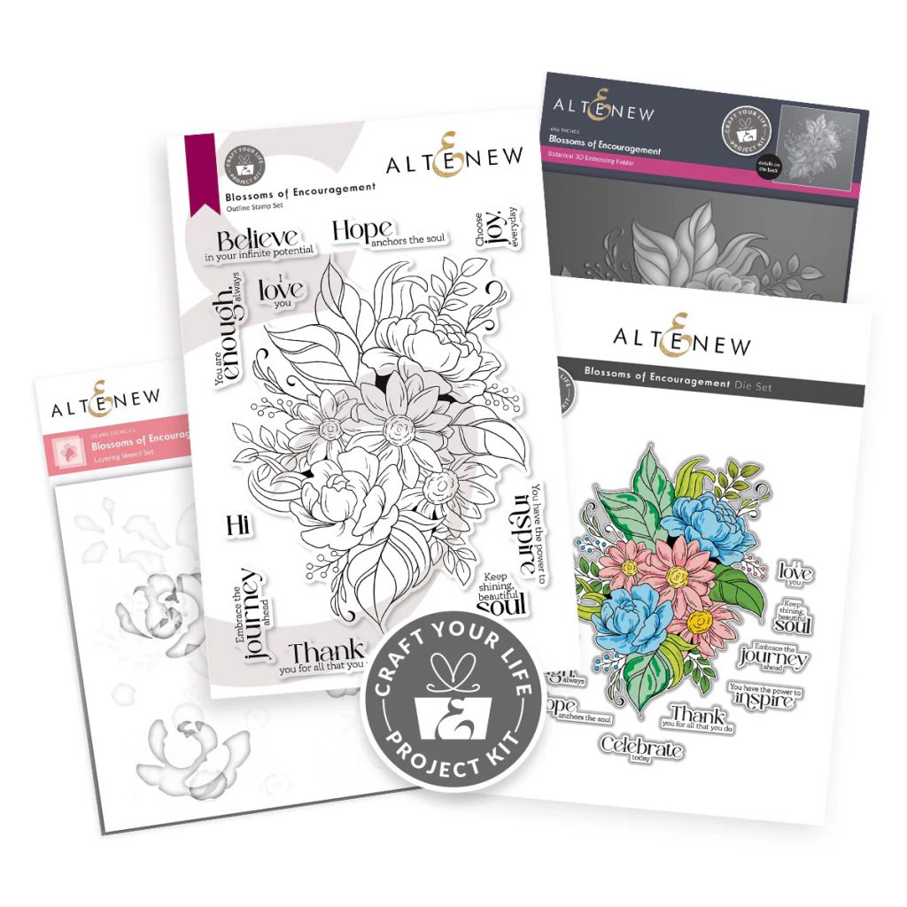 Craft Your Life Project Kit: Blossoms of Encouragement - Crafted With ...