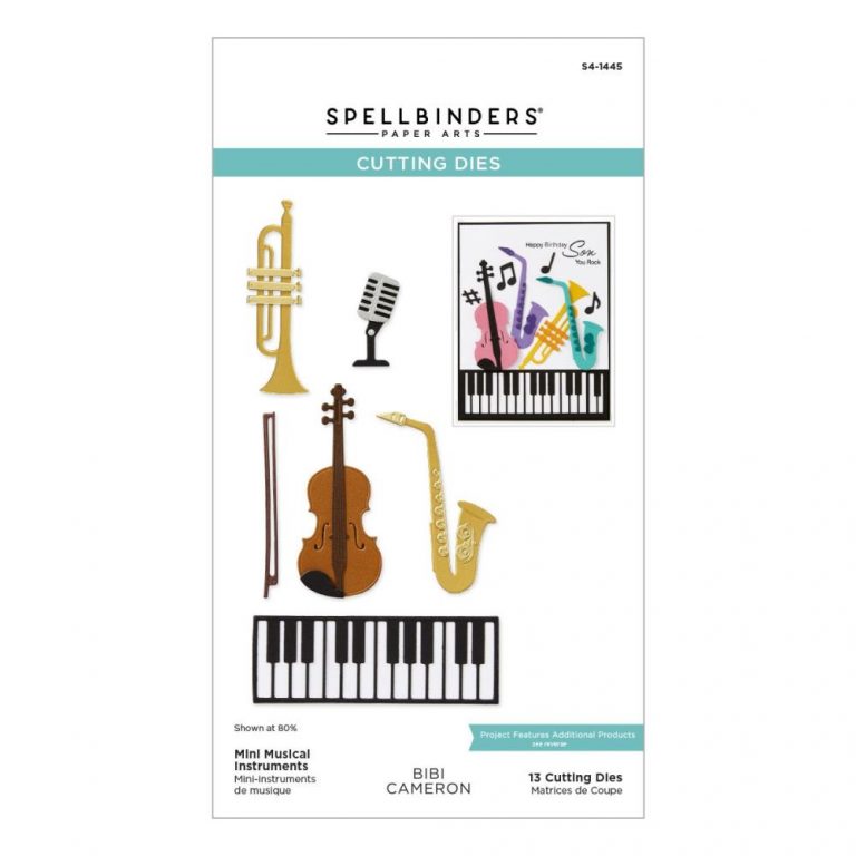 Spellbinders Etched Dies by Bibi Cameron Musical Instruments - Crafted ...